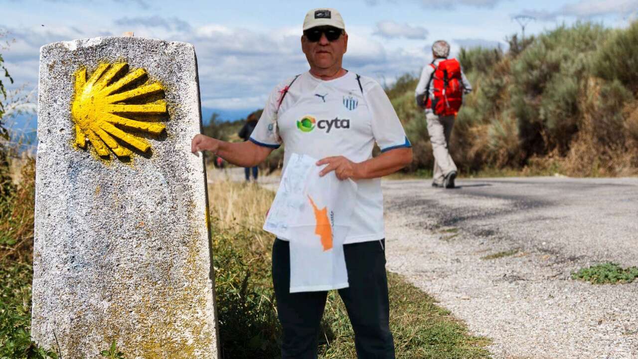 Ο Ισπανός που περπάτησε 400 χιλιόμετρα για την Κύπρο και την ΑΝΟΡΘΩΣΗ ...